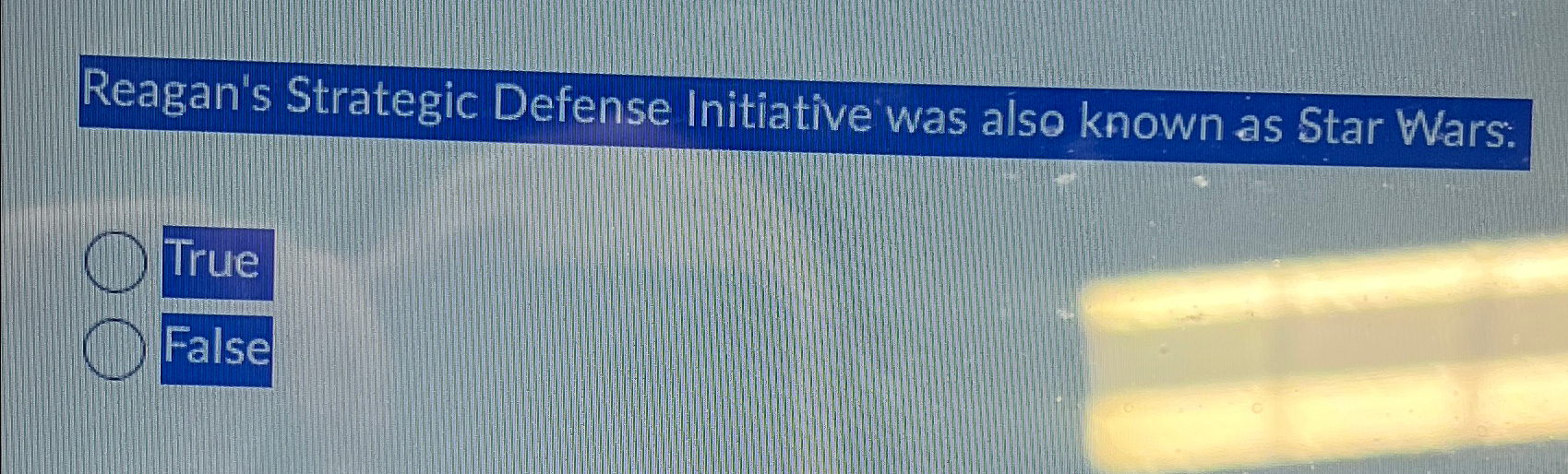 Solved Reagan's Strategic Defense Initiative was also known | Chegg.com