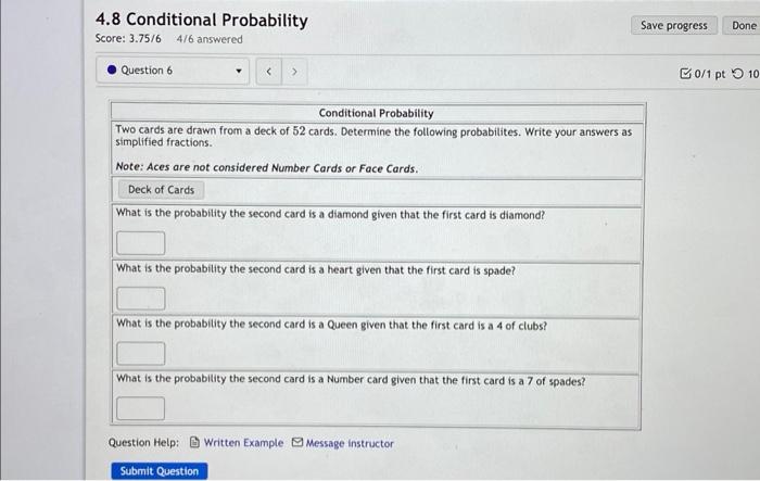 Solved Question Help: (1) Written Example Message instructor | Chegg.com
