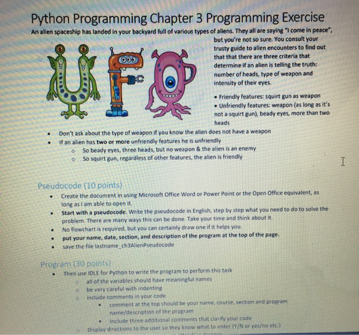 Solved but you'ren 9 Python Programming Chapter 3 | Chegg.com