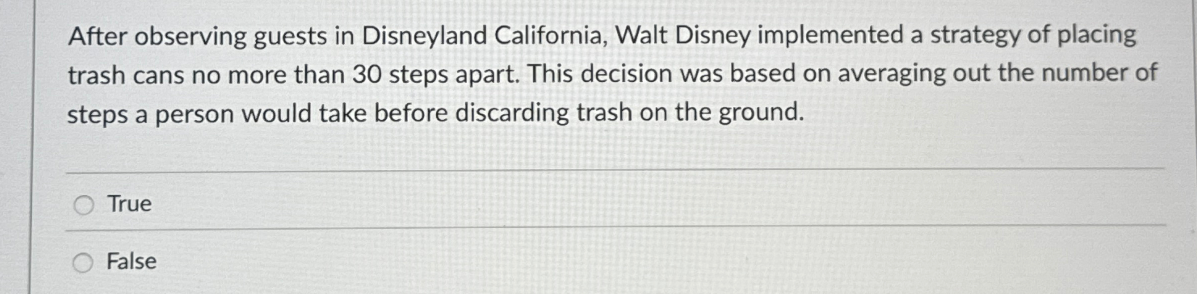 Solved After observing guests in Disneyland California, Walt | Chegg.com