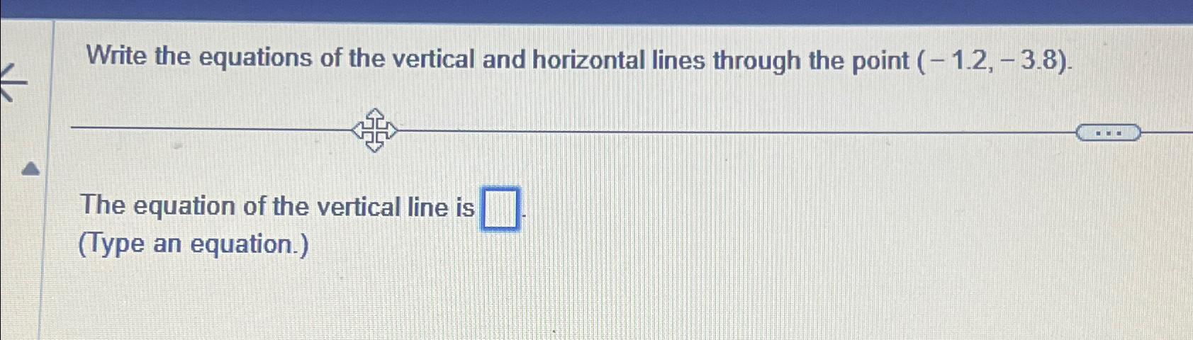 Solved Write the equations of the vertical Lines through the | Chegg.com