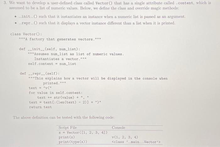 Solved 3. We want to develop a user-defined class called | Chegg.com