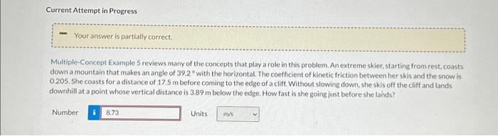 Solved Multiple-Concept Example 5 reviews many of the | Chegg.com