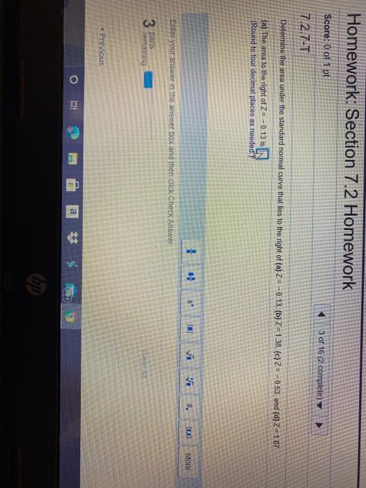 Solved Homework Section 7 2 Homework Score 0 Of 1 Pt 3 Of
