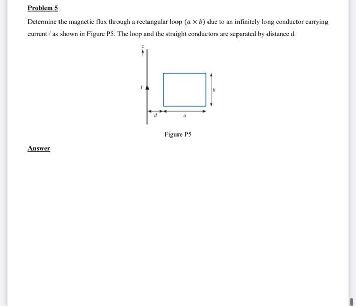 Solved Determine the magnetic flux through a rectangular | Chegg.com