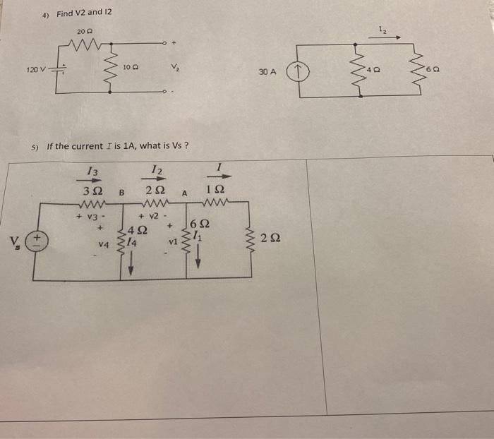 Solved 1) Find the power absorbed by each element. 2) From | Chegg.com