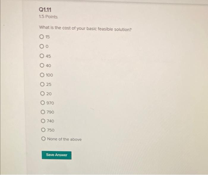 Solved Q1 25 Points Consider the following transportation | Chegg.com