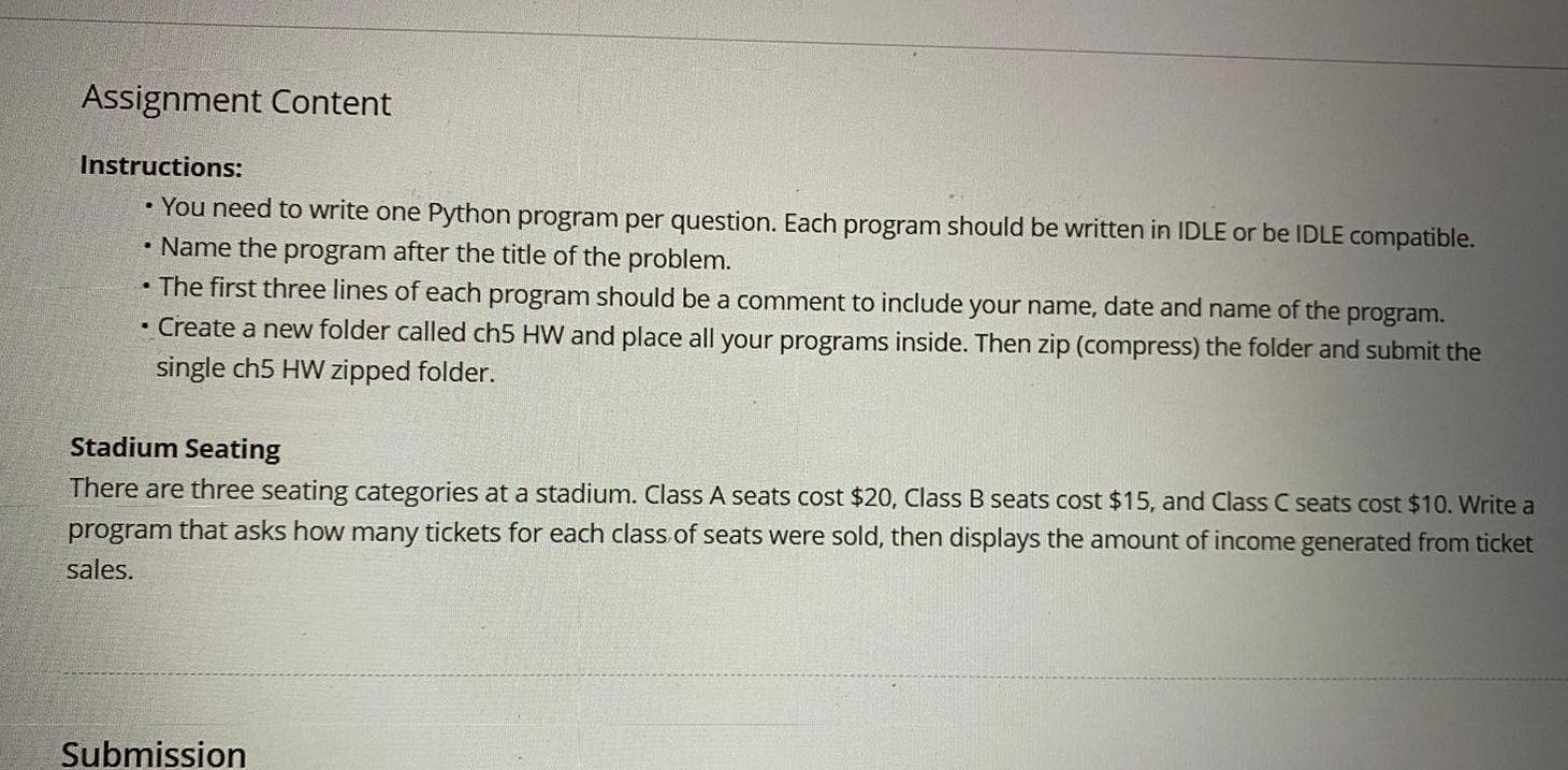 Solved Assignment Content Instructions: - You need to write | Chegg.com