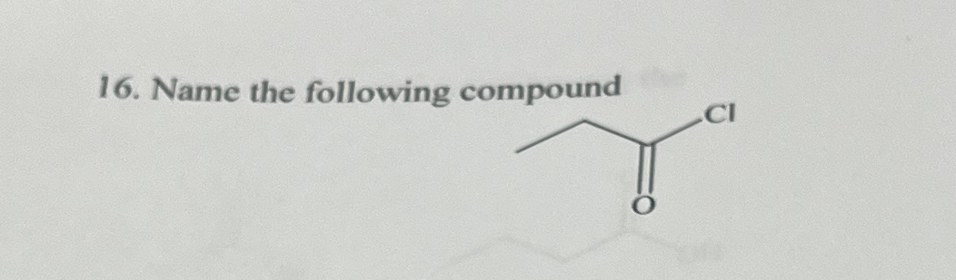 Solved Name the following c | Chegg.com