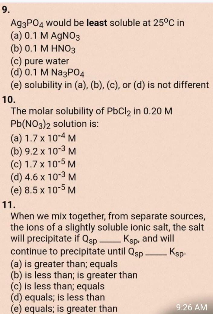 Solved 5. The solubility of silver sulfate in water at 100°C | Chegg.com