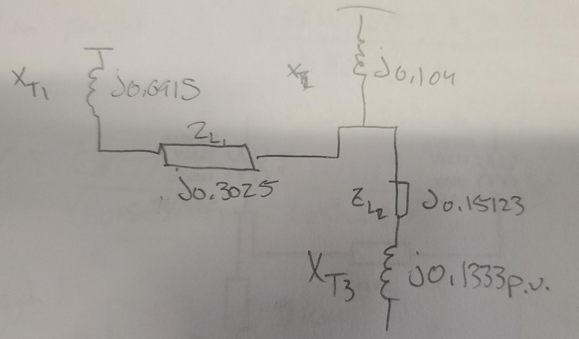 Solved Utilize circuit per unit values identified in Problem | Chegg.com