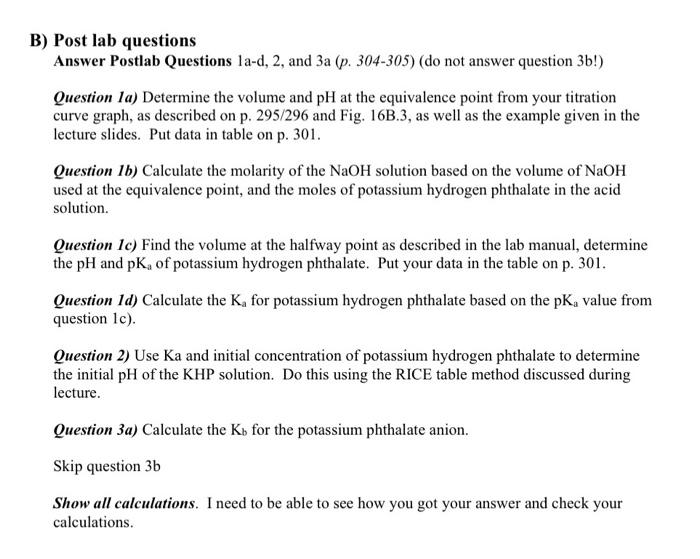 CHEM-1112 General Chemistry II Lab Exp 16B: An | Chegg.com