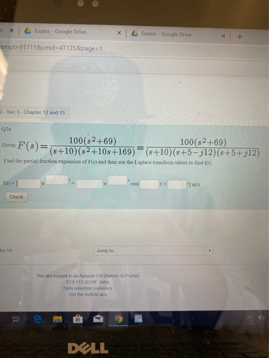 Solved te X Exams - Google Drive X Exams - Google Drive x + | Chegg.com