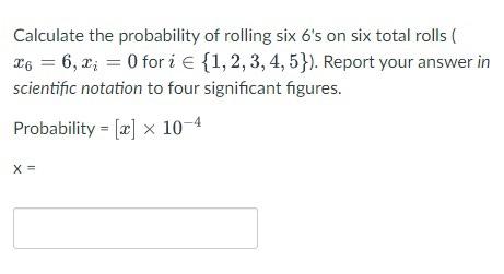 Solved Consider a weighted six-sided die that has the | Chegg.com