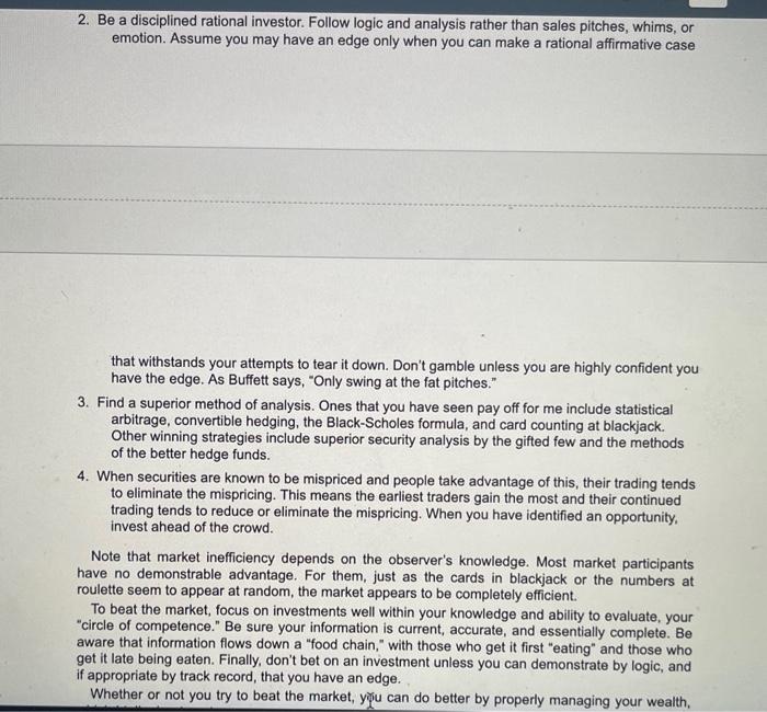 Edward O. Thorp is an American mathematics professor, | Chegg.com