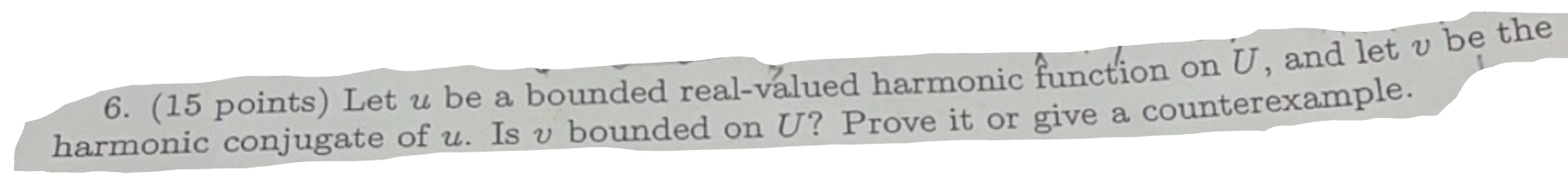 Solved (15 points) Let u be a bounded real-valued | Chegg.com Solved (15 points) Let u be a bounded real-valued | Chegg.com