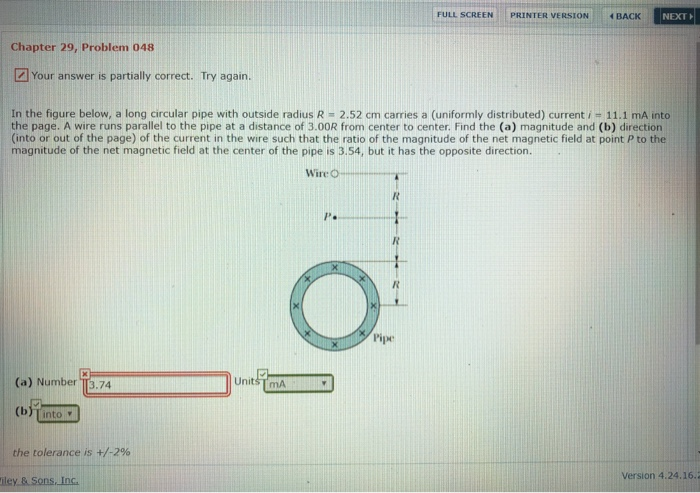 Solved FULL SCREEN PRINTER VERSION BACK NEXT Chapter 29, | Chegg.com