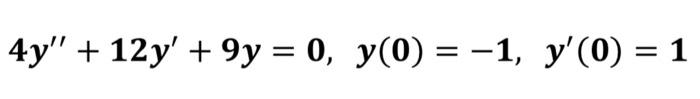 Solved Second Order Differntial Equation Homogeneous 6466