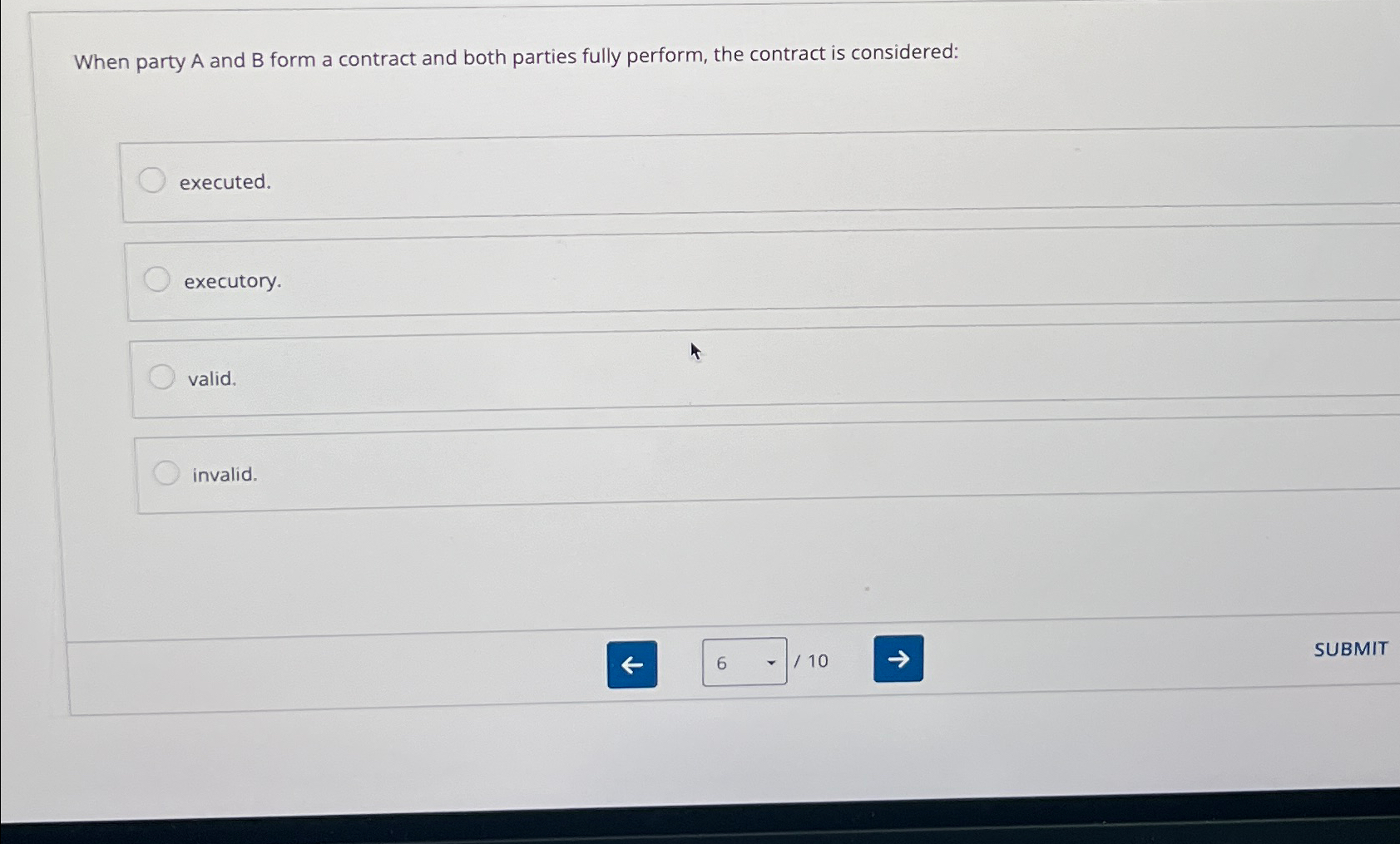 Solved When party A and B form a contract and both parties | Chegg.com