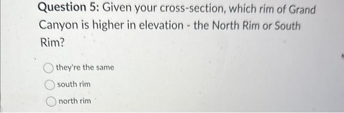 [Solved]: What is the maximum elevation along this cross-se