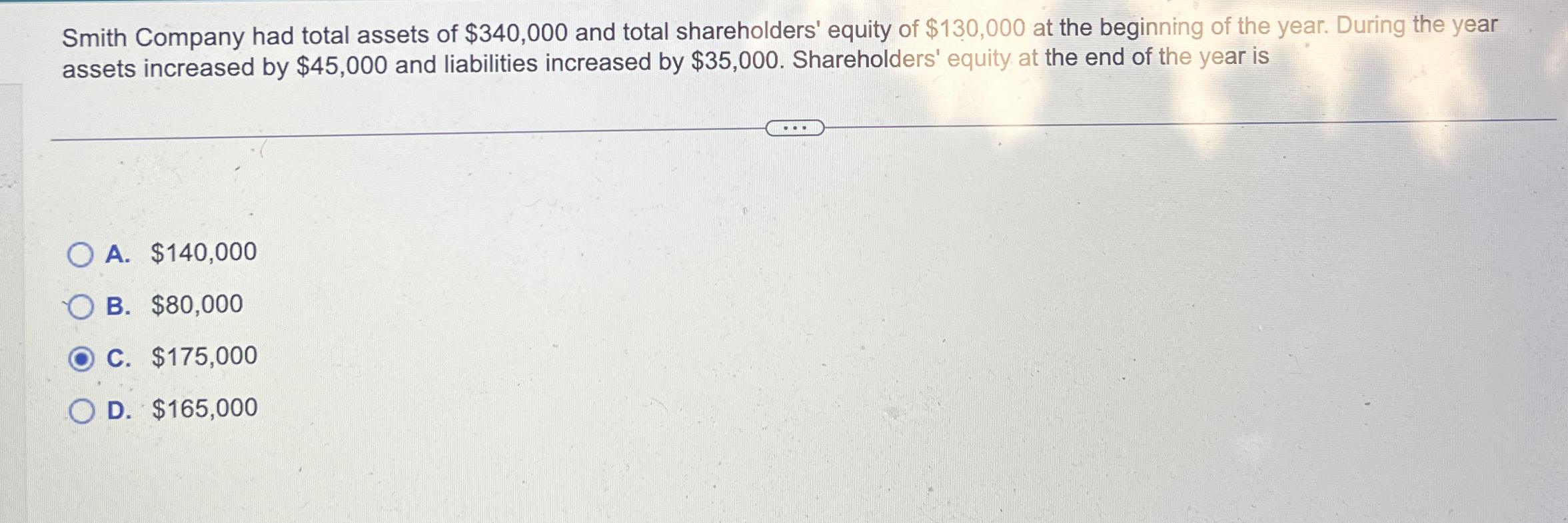 Solved Smith Company had total assets of $340,000 ﻿and total | Chegg.com