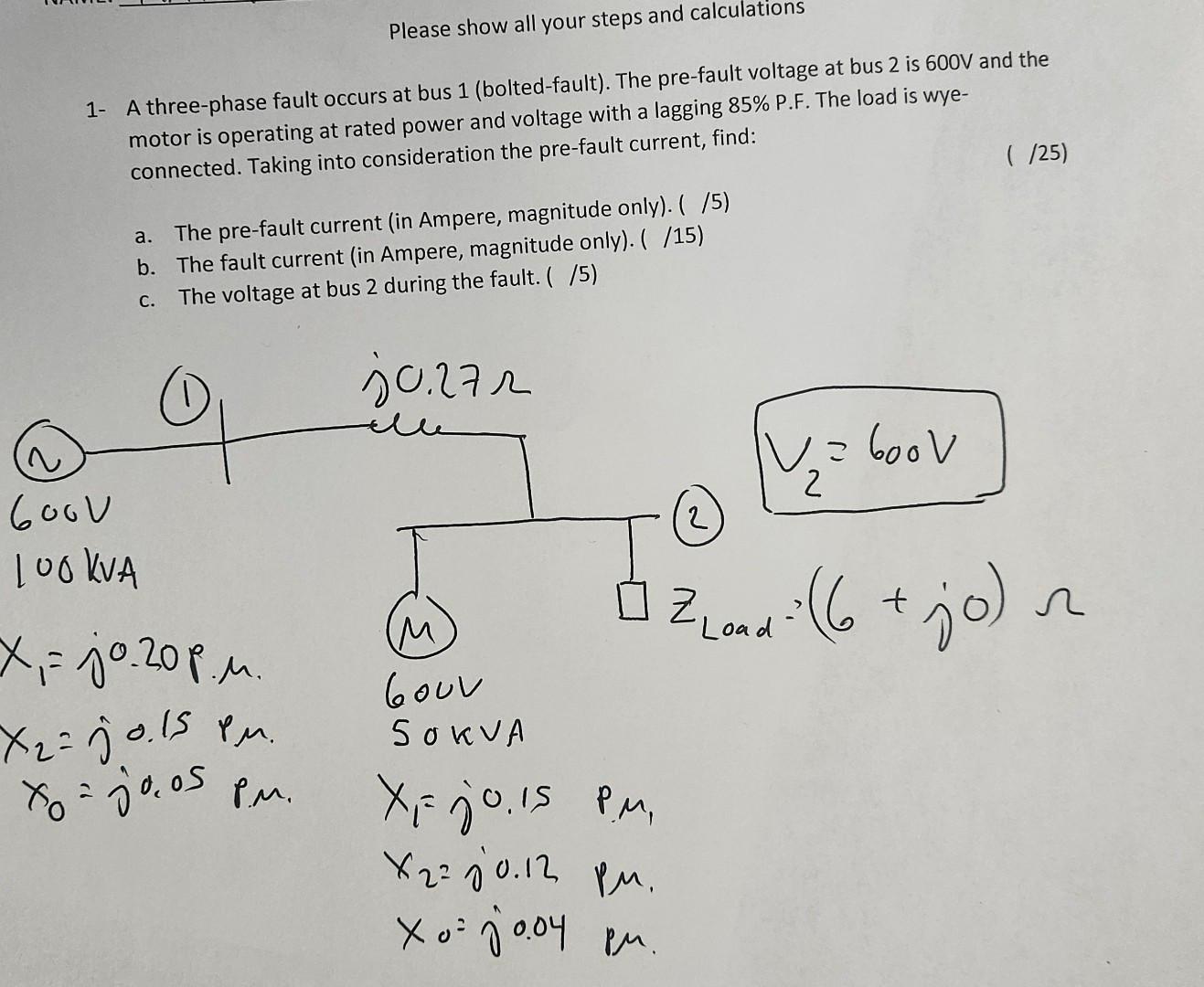 Solved Please show all your steps and calculations1- ﻿A | Chegg.com