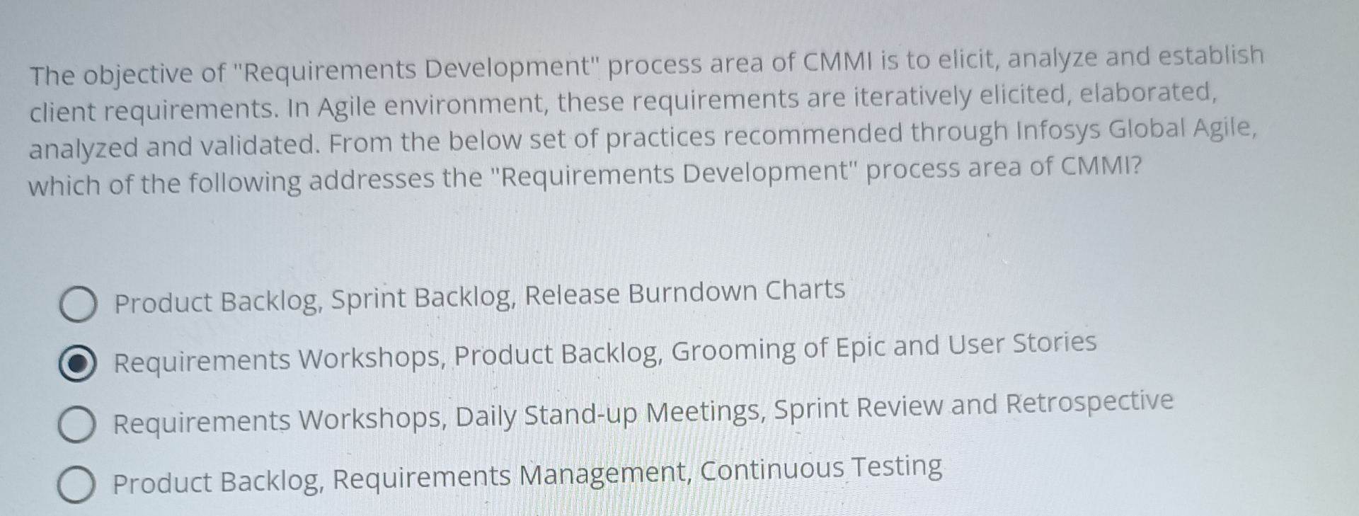 Solved The objective of "Requirements Development" process | Chegg.com
