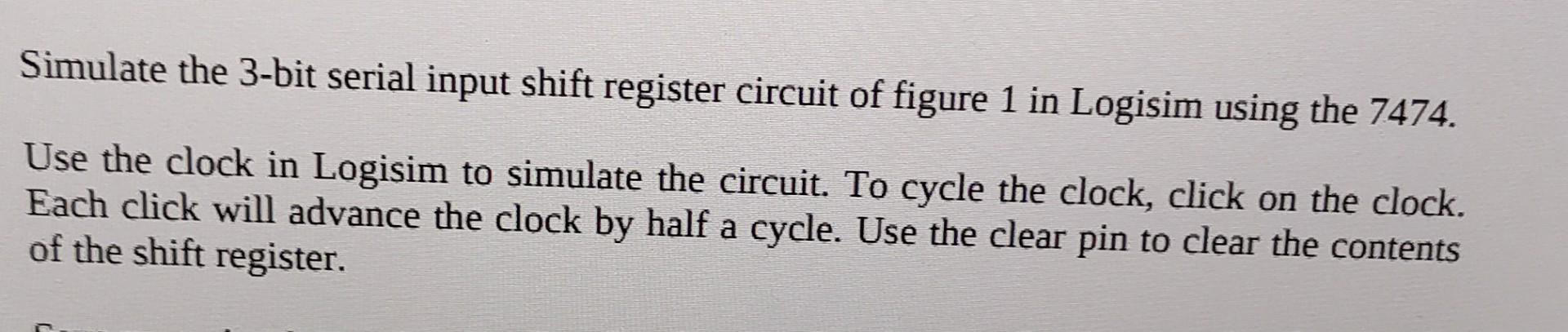 Solved Modify the simulated 3-bit serial shift register of | Chegg.com