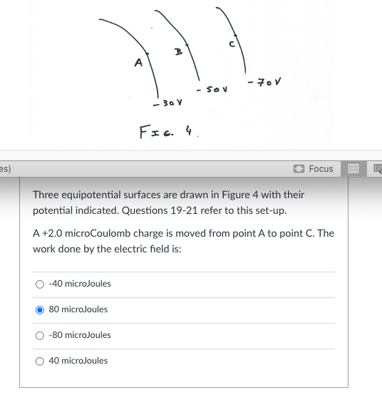Solved F=c.4Three equipotential surfaces are drawn in Figure | Chegg.com
