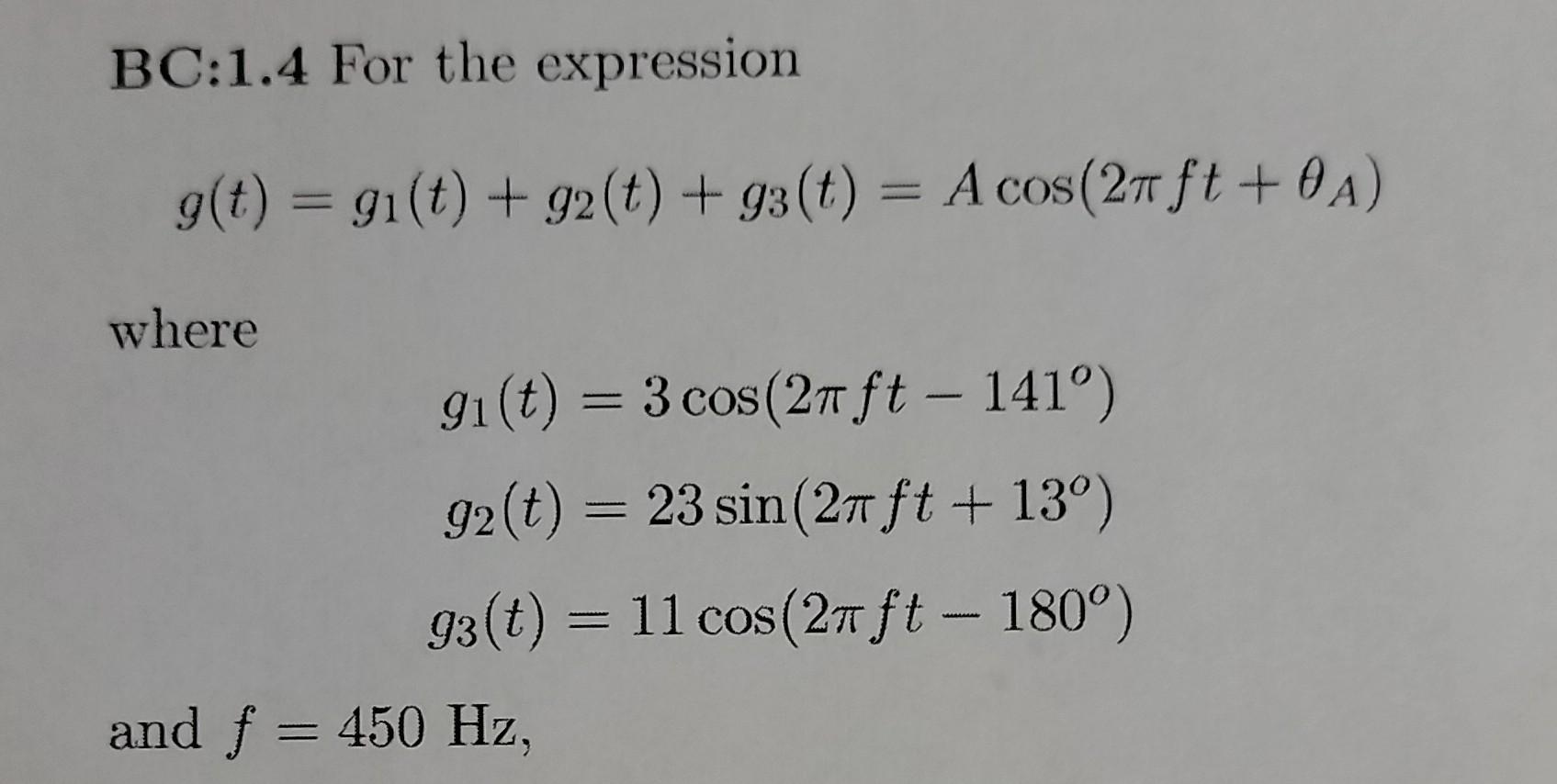 Solved BC:1.4 For the expression | Chegg.com