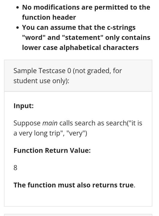 Complete the function given below which has two | Chegg.com