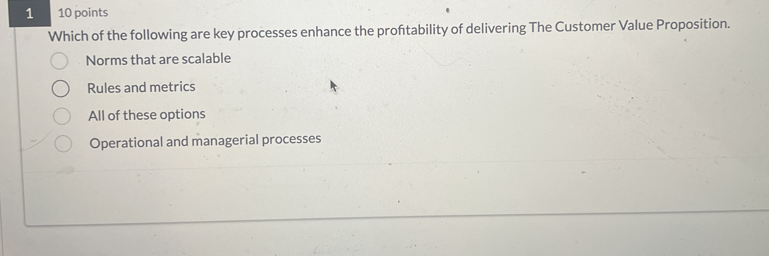 Solved 110 ﻿pointsWhich of the following are key processes | Chegg.com