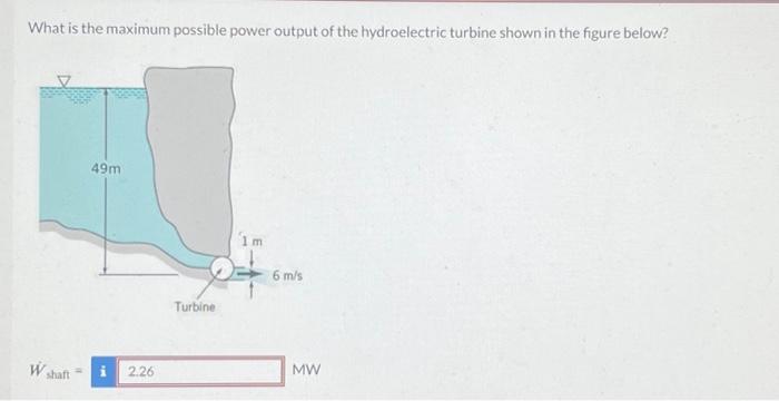 Solved What is the maximum possible power output of the | Chegg.com