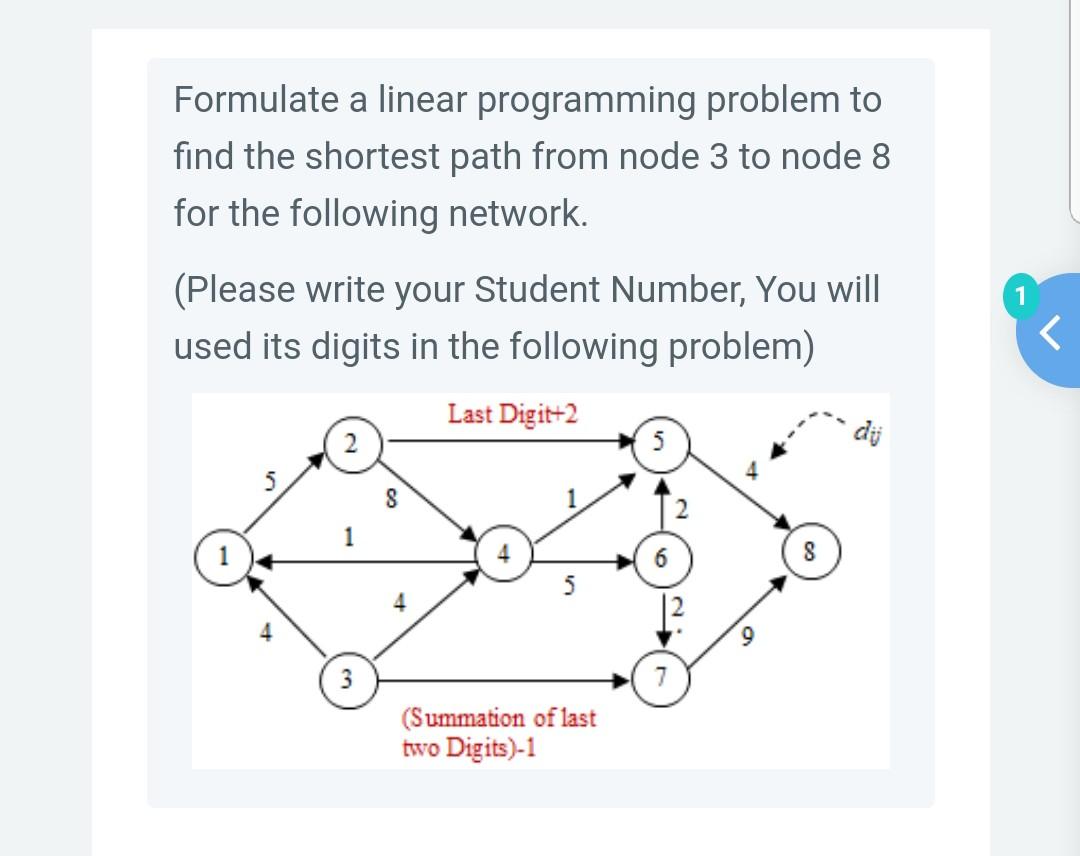 Solved Formulate a linear programming problem to find the | Chegg.com