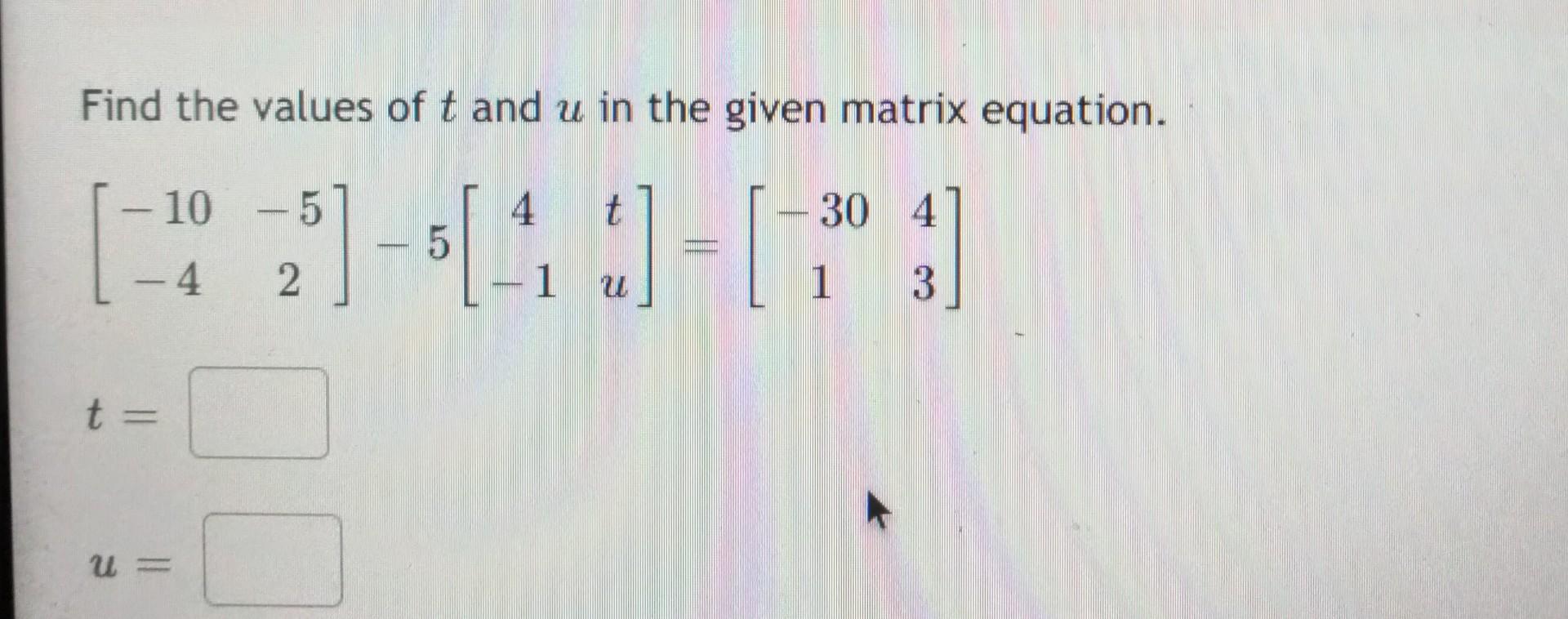 Solved The following system has infinitely many solutions | Chegg.com