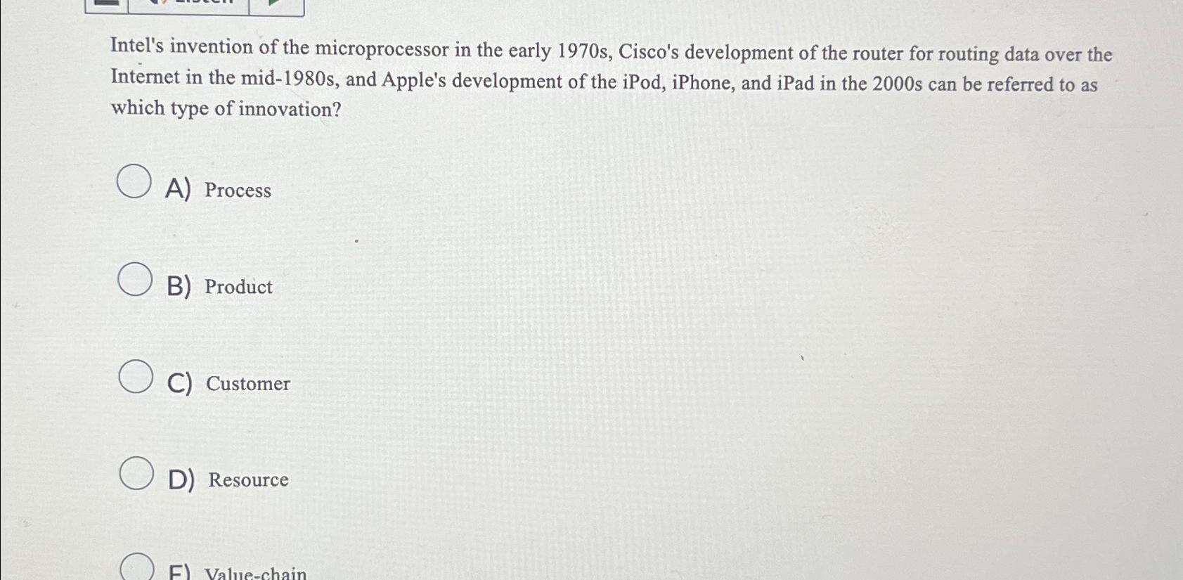Solved Intel's invention of the microprocessor in the early | Chegg.com