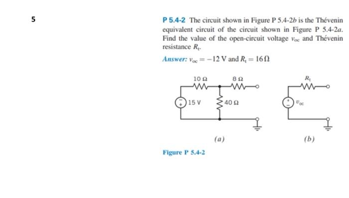 P 5.2-3 ⊕ Find vo using source transformations if | Chegg.com