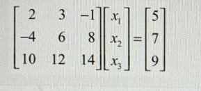 Solved What is the upper triangular form of the matrix | Chegg.com
