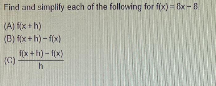 Solved Find and simplify the expression if f(x)=x2−4 f(x−1) | Chegg.com