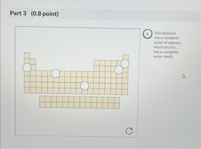 Solved The images below show unlabelled periodic tables with | Chegg.com