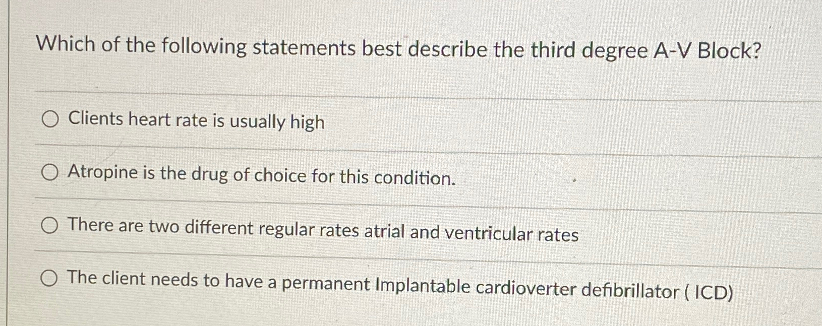 Solved Which of the following statements best describe the | Chegg.com