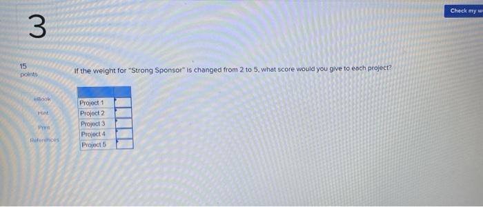 Solved The Custom Bike Company has set up a weighted scoring | Chegg.com