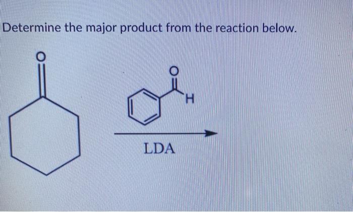 Solved Determine the major product from the reaction below. | Chegg.com