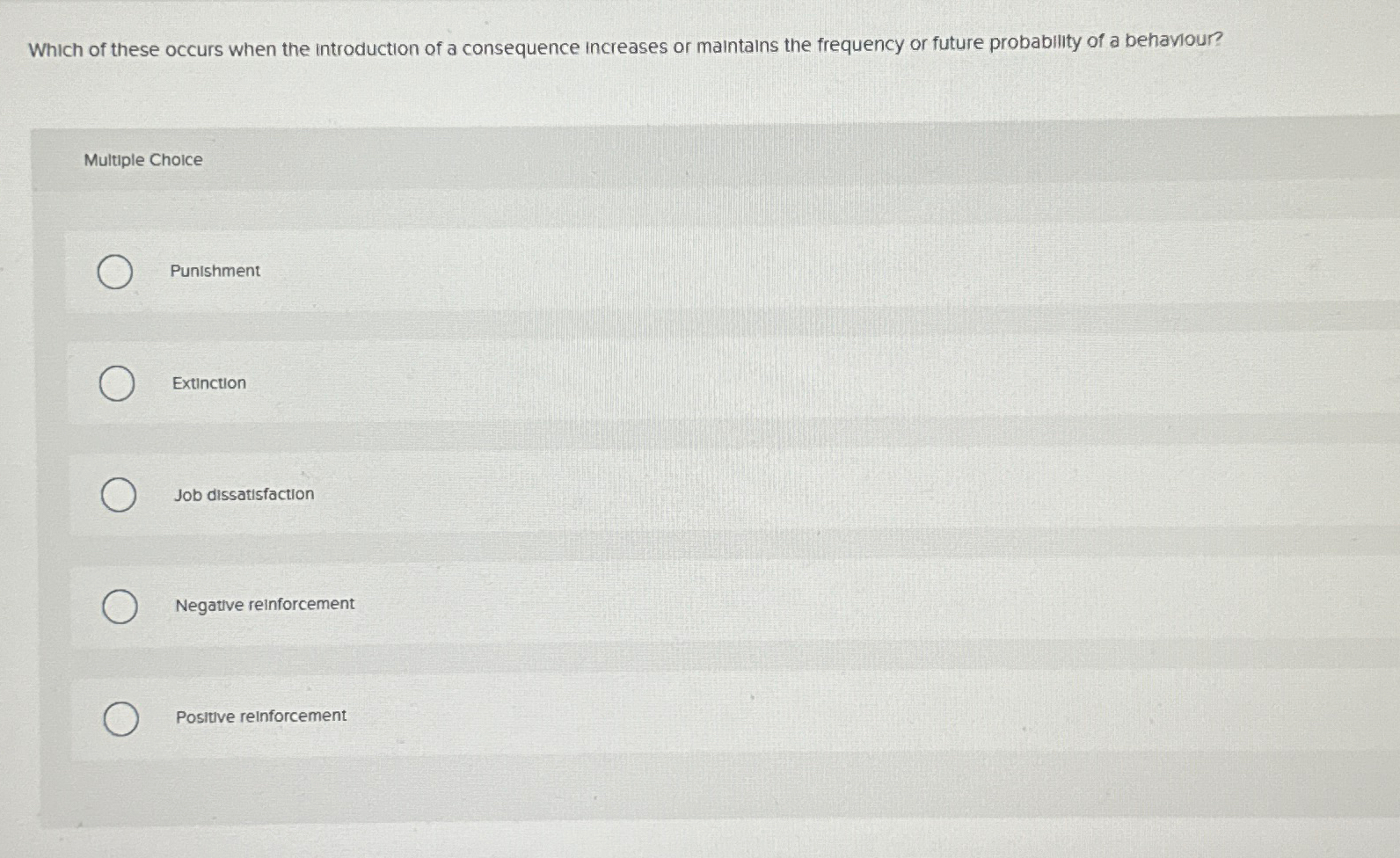 Solved Which of these occurs when the introduction of a | Chegg.com
