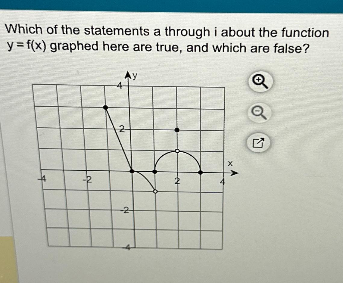 Which of the statements a through i about the | Chegg.com