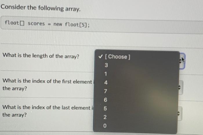 Solved Which of the following statements correctly declare | Chegg.com