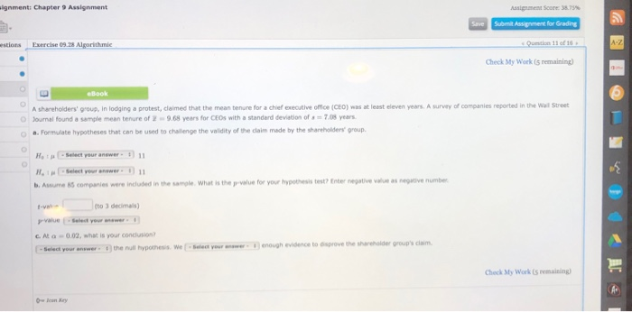 Solved ignment: Chapter 9 Assignment Asigut Score: 38.75 | Chegg.com Solved ignment: Chapter 9 Assignment Asigut Score: 38.75 | Chegg.com