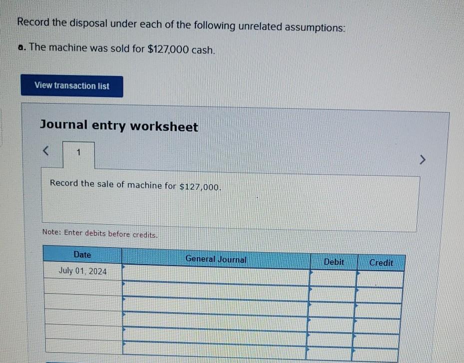 Solved Exercise 9-21 Partial year's depreciation; disposal | Chegg.com