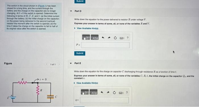 Solved The batteries shown in the circuit in (Figure 1) have | Chegg.com