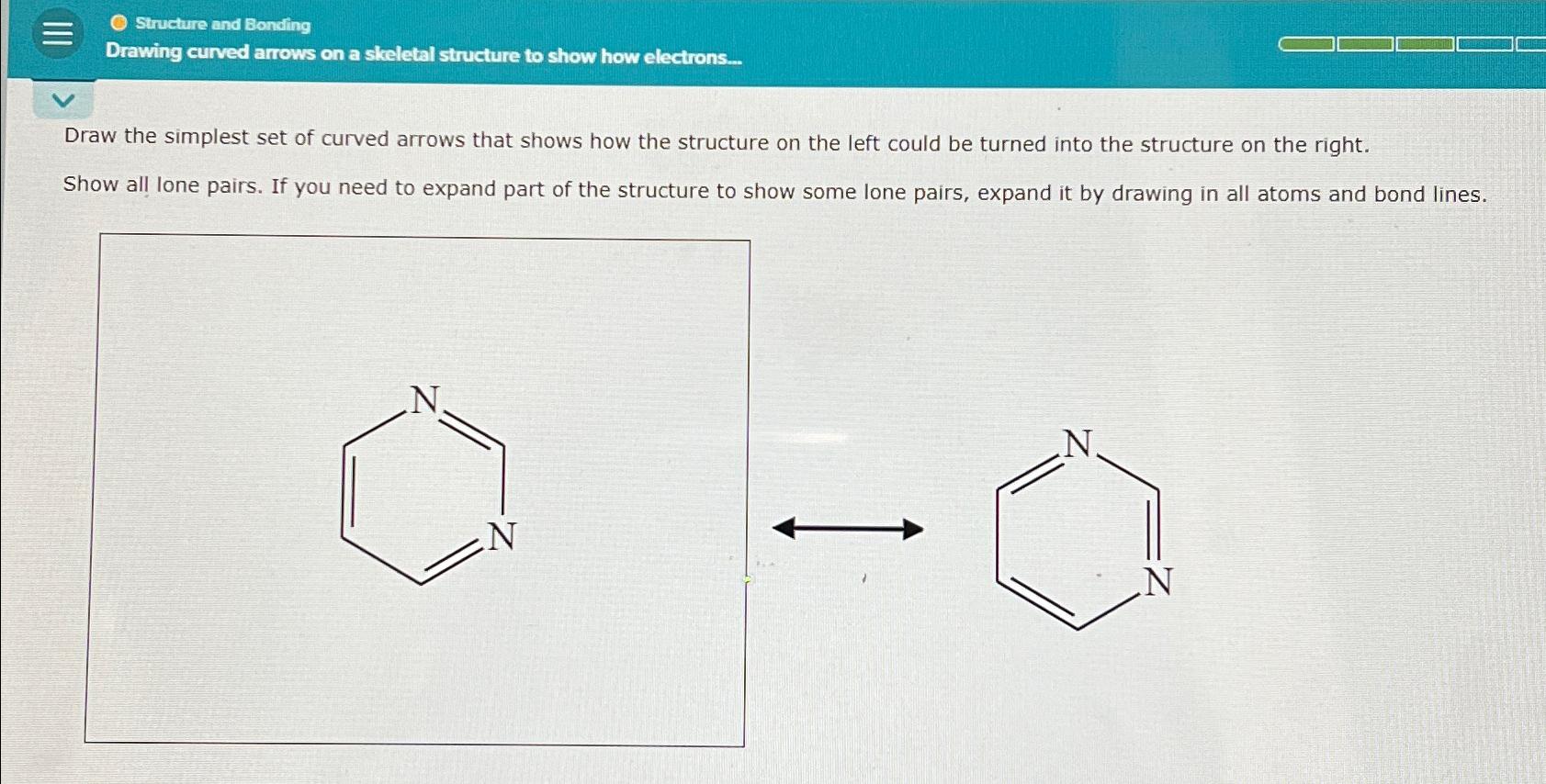 Solved Structure and BondingDrawing curved arrows on a | Chegg.com